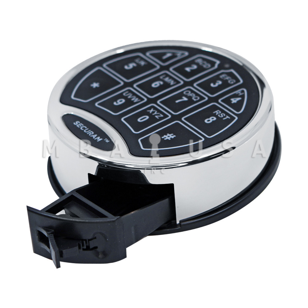 SECURAM SafeLogic Basic 2-User Swingbolt Lock w/ Chrome Keypad - MBA ...