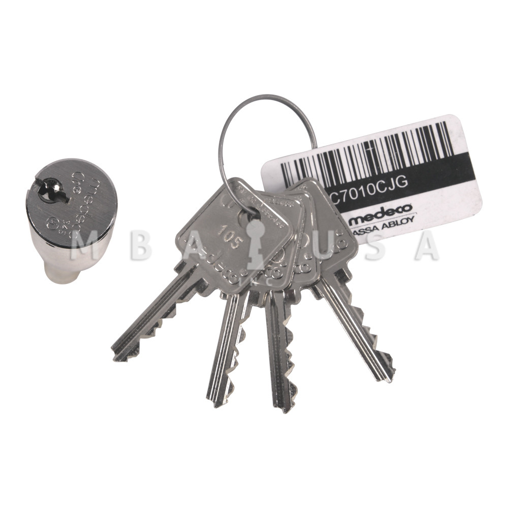 High Security Medeco Lock w/ 4 Keys for FireKing File Cabinets (Locks ...