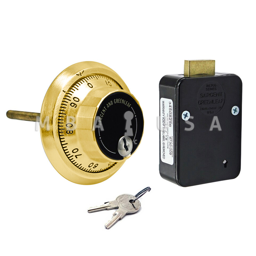 3-Wheel Lock, Front Reading Dial & Ring, Black & White, Pkg - MBA USA, Inc.