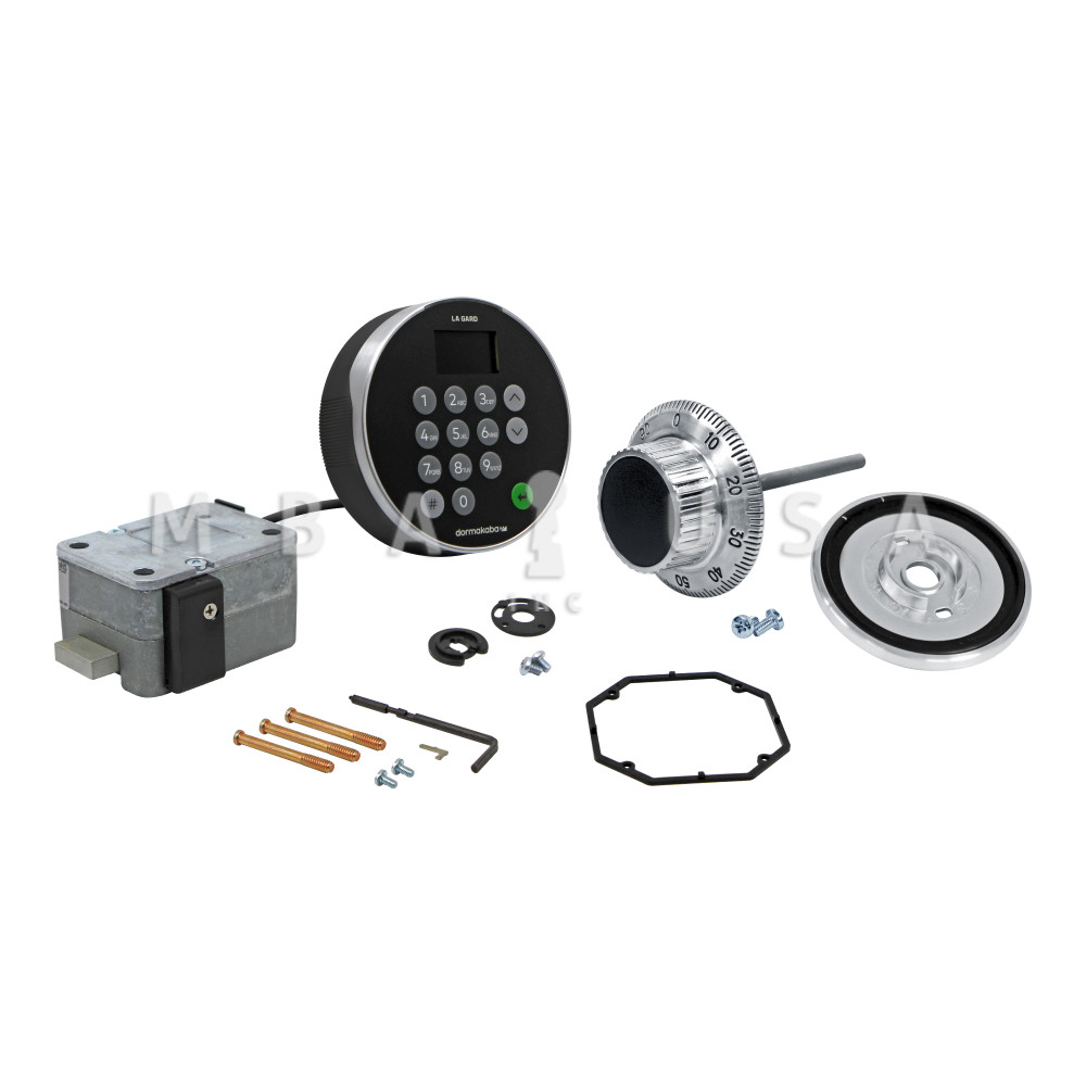 LA GARD 702D Serviceable Keypad with Display, Satin Chrome Finish, with ...