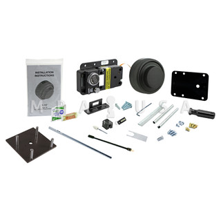 Kaba-Mas CDX-10 Lock Package w/ #1 Strike, Black Finish, Pedestrian ...
