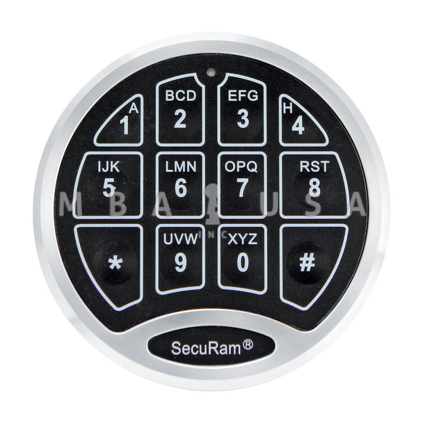 SECURAM Safelogic Direct Drive Keypad & Deadbolt Lock Package, 2-Users ...