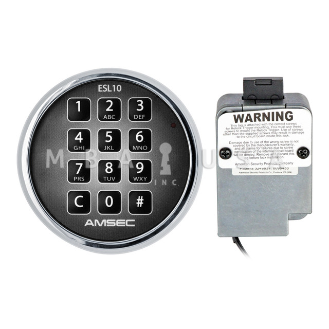 Keypad Only, Chrome (Marked "ESL10") - MBA USA, Inc.