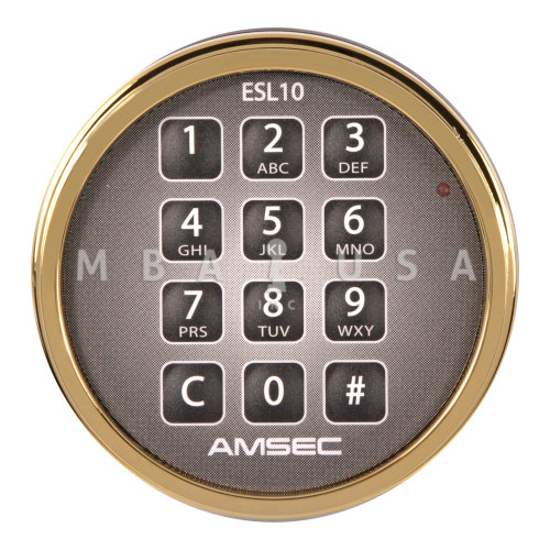 Keypad Only, Brass (Marked "ESL10") - MBA USA, Inc.