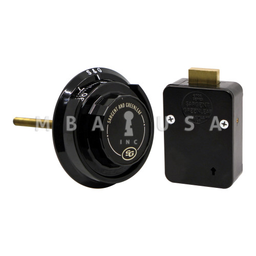 S&G 3-Wheel Lock Package w/ Spy Proof Dial & Ring, Black & White - MBA ...