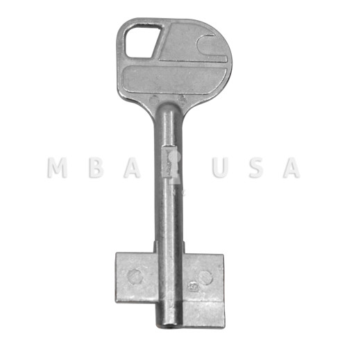 CAWI DIE CAST DOUBLE BITTED KEY BLANK FOR 8-LEVER LOCK 65MM - MBA USA, Inc.