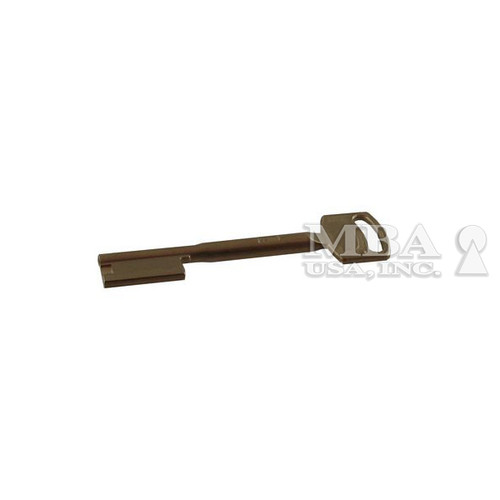 CAWI NICKEL SILVER SINGLE BITTED KEY BLANK FOR 1839 LOCK 95MM - MBA USA ...