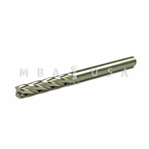 LONG CARBIDE END MILL 3/8" x 4" - MBA USA, Inc.
