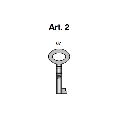 BORKEY SINGLE BIT BARREL KEY - 67 - MBA USA, Inc.