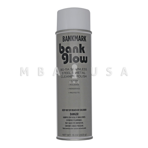 Bank Glow Stainless Steel Metal Cleaner & Polish (15oz Aerosol Can ...