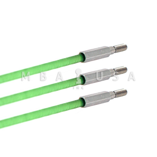 THREE 3' MALE/FEMALE RODS, MALE/BULLNOSE TIP & FEMALE/BULLNOSE TIP ...