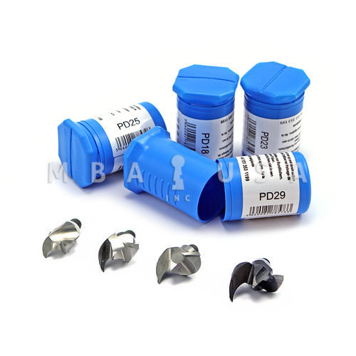 PLUNGING CUTTER ASSORTMENT (INCLUDES 4 DIFFERENT SIZES) - MBA USA, Inc.