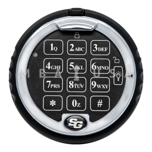 S&G Keypad, Rotating, Lighted, Bright Chrome - MBA USA, Inc.