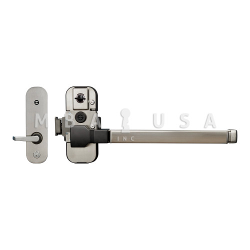 S&G 2890C, Secondary Entrance Panic Bar, One-Sided Deadbolt Lock, Type ...