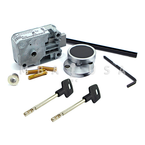 4-Wheel Keyed Safe Lock, Pair of 4" Keys & 2-Piece Escutcheon - MBA USA ...