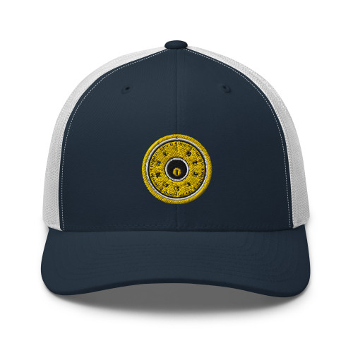Combination Safe Dial (Brass) Trucker Hat - MBA USA, Inc.