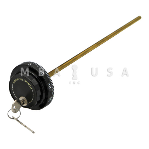 S&G Spy Proof Key Locking Dial, 5/16" Spindle, 11" DT, Spline on 41 ...