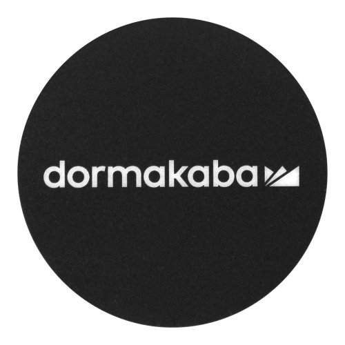 Auditcon Dial Label w/ dormakaba Logo - MBA USA, Inc.