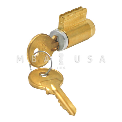 Ilco KIK/KIL Cylinder, 6-Pin, Yale Y2 Keyway, Satin Chrome Face, Keyed ...