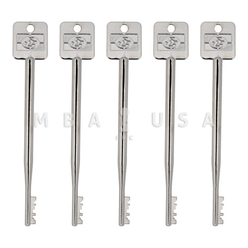 65mm Set of 5 Keyed Alike Keys - MBA USA, Inc.