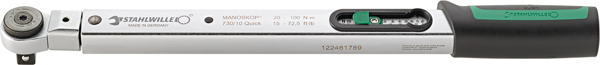 Stahlwille MANOSKOP Torque Wrench, 2 - 96504002