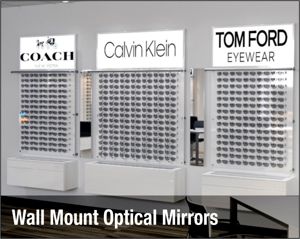 Eyewear Displays - Mirrors | Optical Frame Display Mirrors