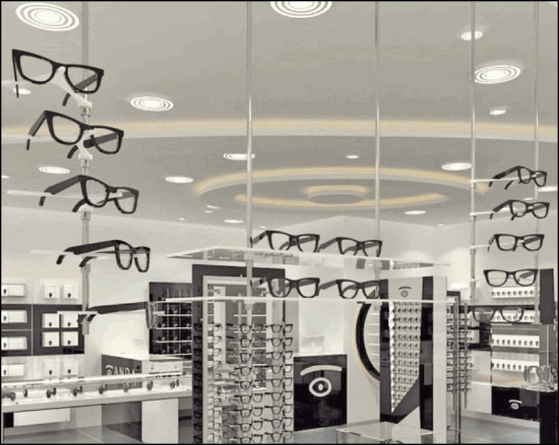 Shop Window Optical Frame Display Systems