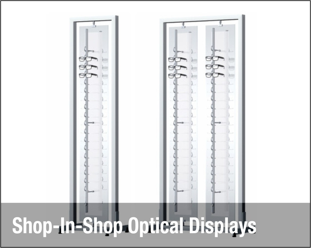 Floor Top Optical Displays | Rotating Floortop Optical Displays