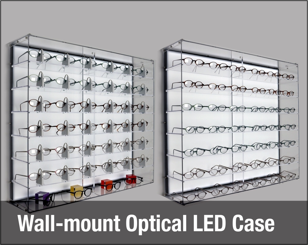 Wallmount Optical Displays | Wall Eyewear Displays From FrameDisplays.com