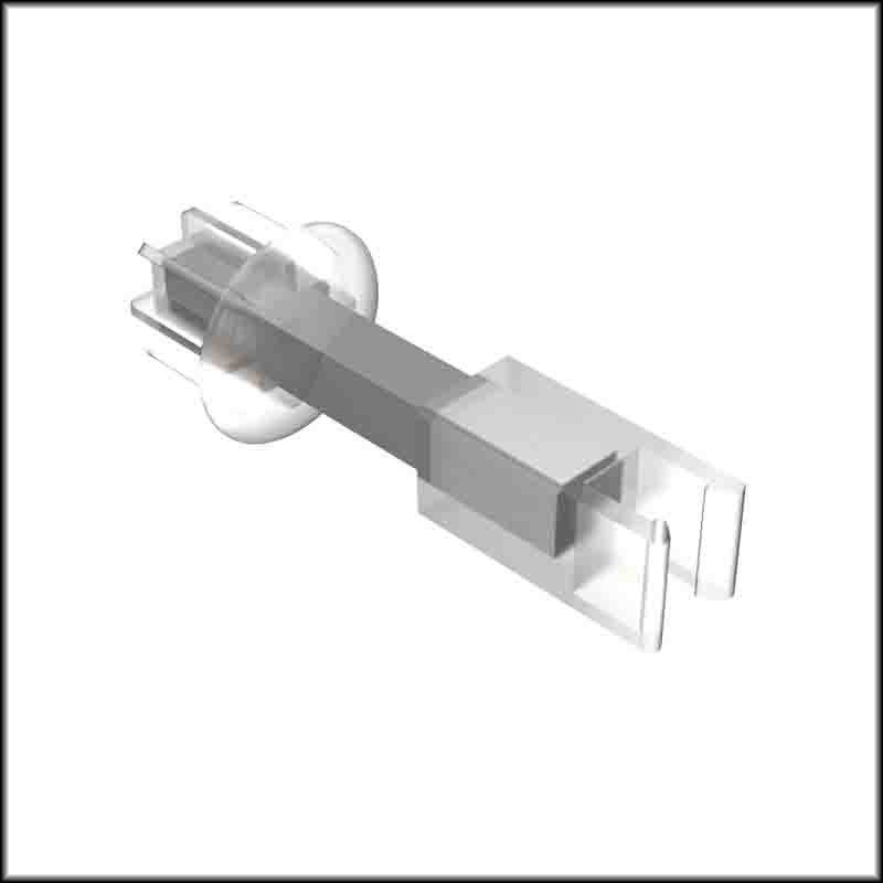 66RPYH Recessed Panel Pylon for Horizontal Optical Frame Display System