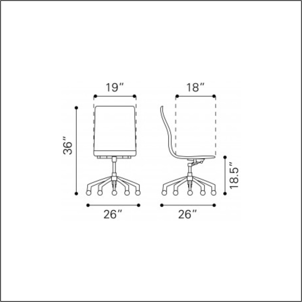 Glider Patient/ Dispensing Table Chair Taupe