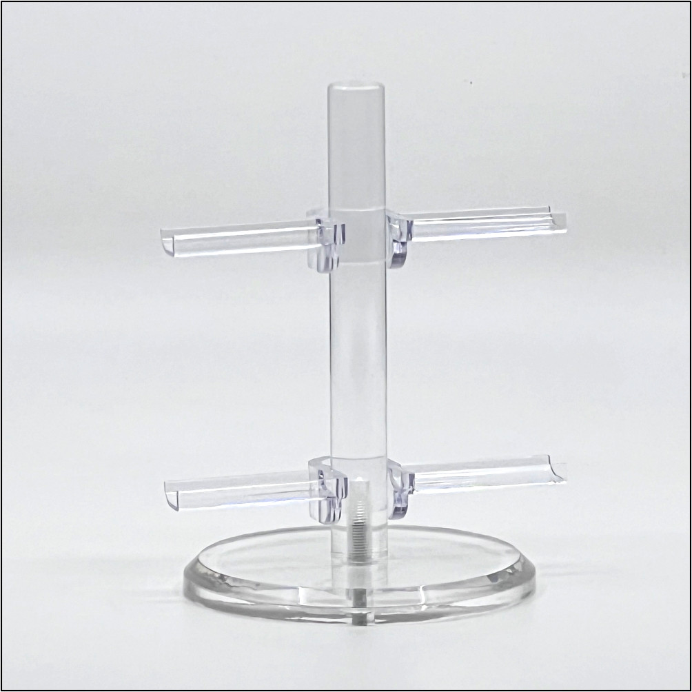 Optical Frame Risers with Flat Clips (CF2)