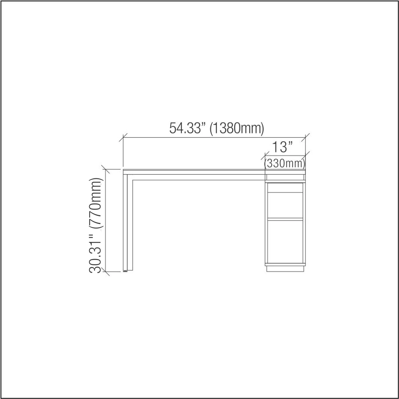 Optical Dispensing Table With Aluminum Structure, Walnut-Laminated ...
