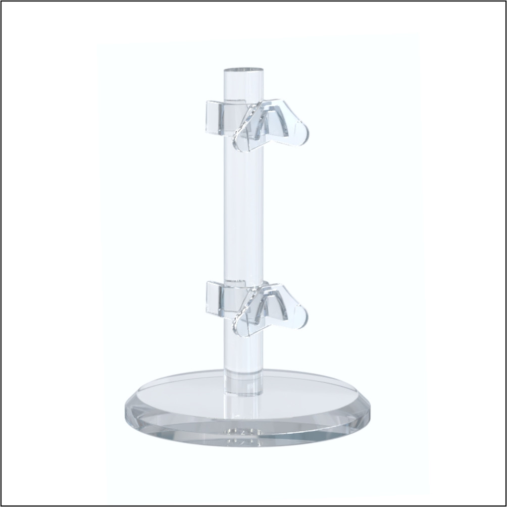 Optical Frame Risers with Triangular Clips (CN2)