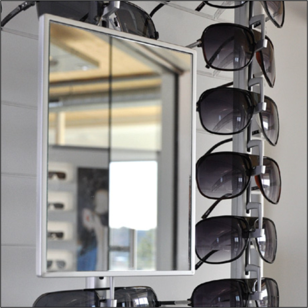 SATURN Large Clip-on Mirror