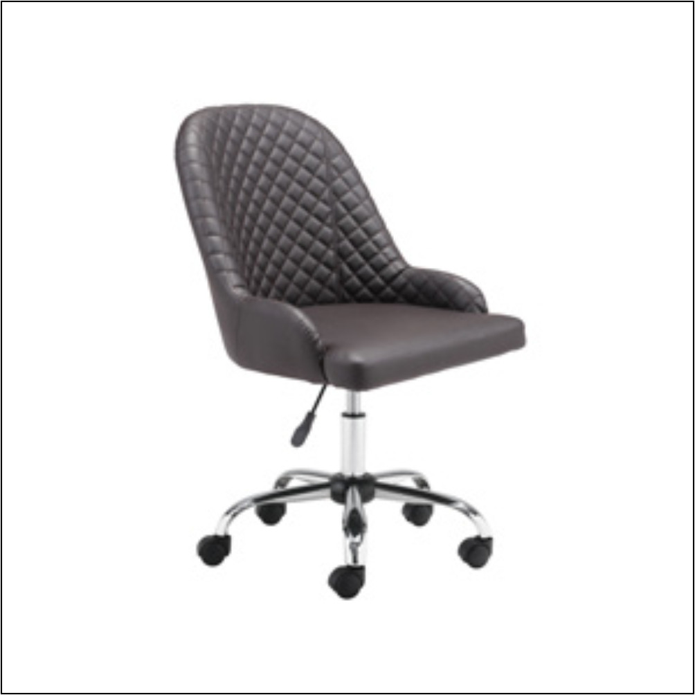 Space Optical Office Chair Brown