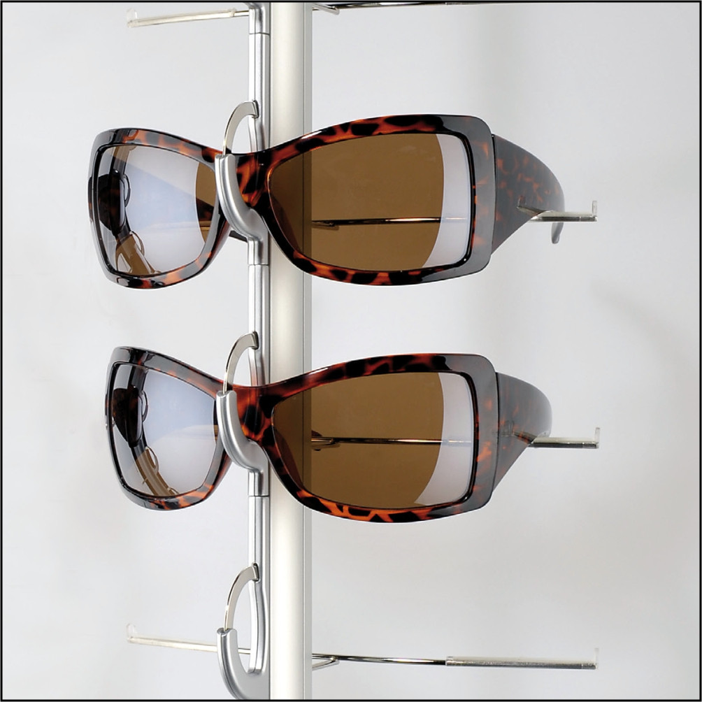 50% OFF! TC 12 - Lockable Single Optical Display & Sunglass Rod System