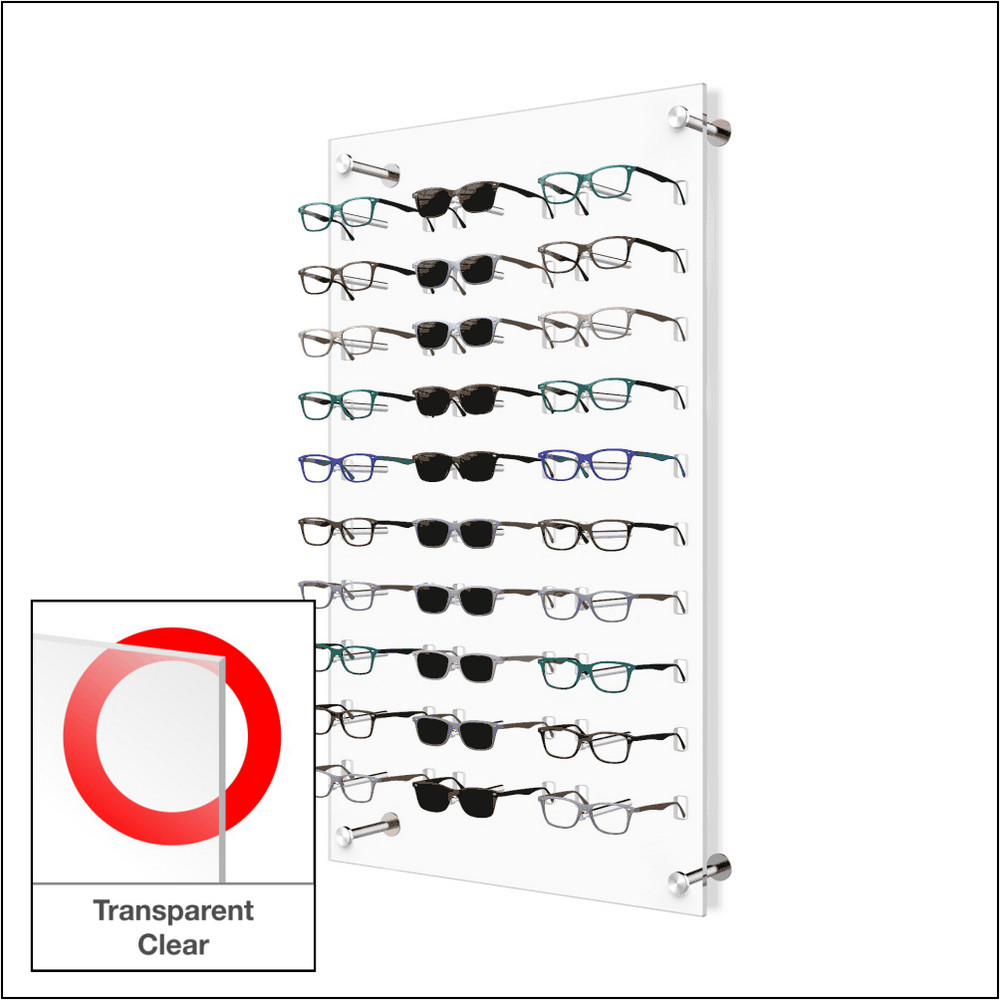 Sunglass Display for Wall-Mounting - DW.31.30.SUN - 31.75 inch (H ...