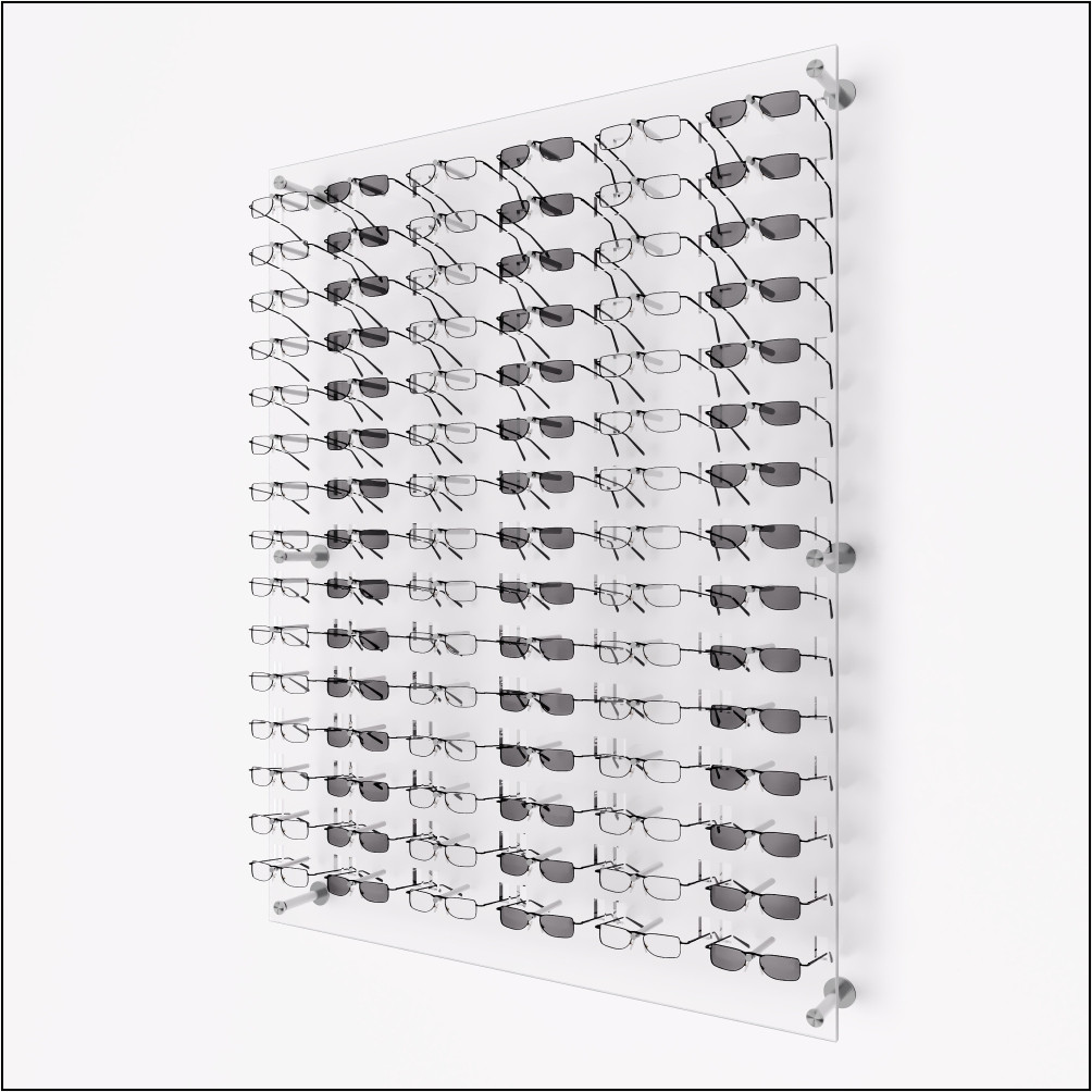 Wall-Mount Optical Display Acrylic Frame Board - 47.5 inch (H) - DWL.31 ...