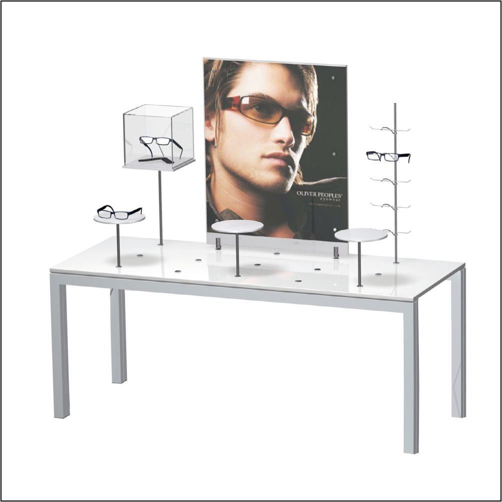 Aluminum Optical Display Presentation Table