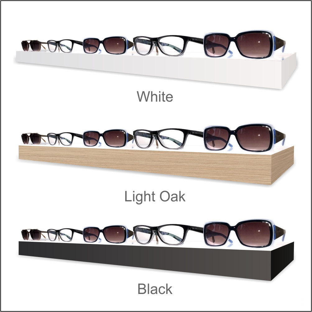 DWL31-105 Top LED Optical Frame Display Shelves with Right Mirror