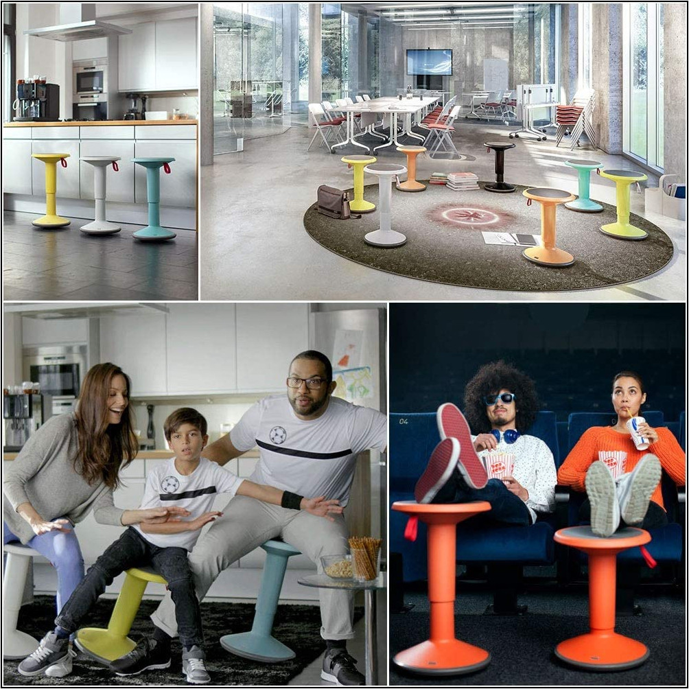 NEW! Ergonomic Designer Blue Optical Stool Made in Germany