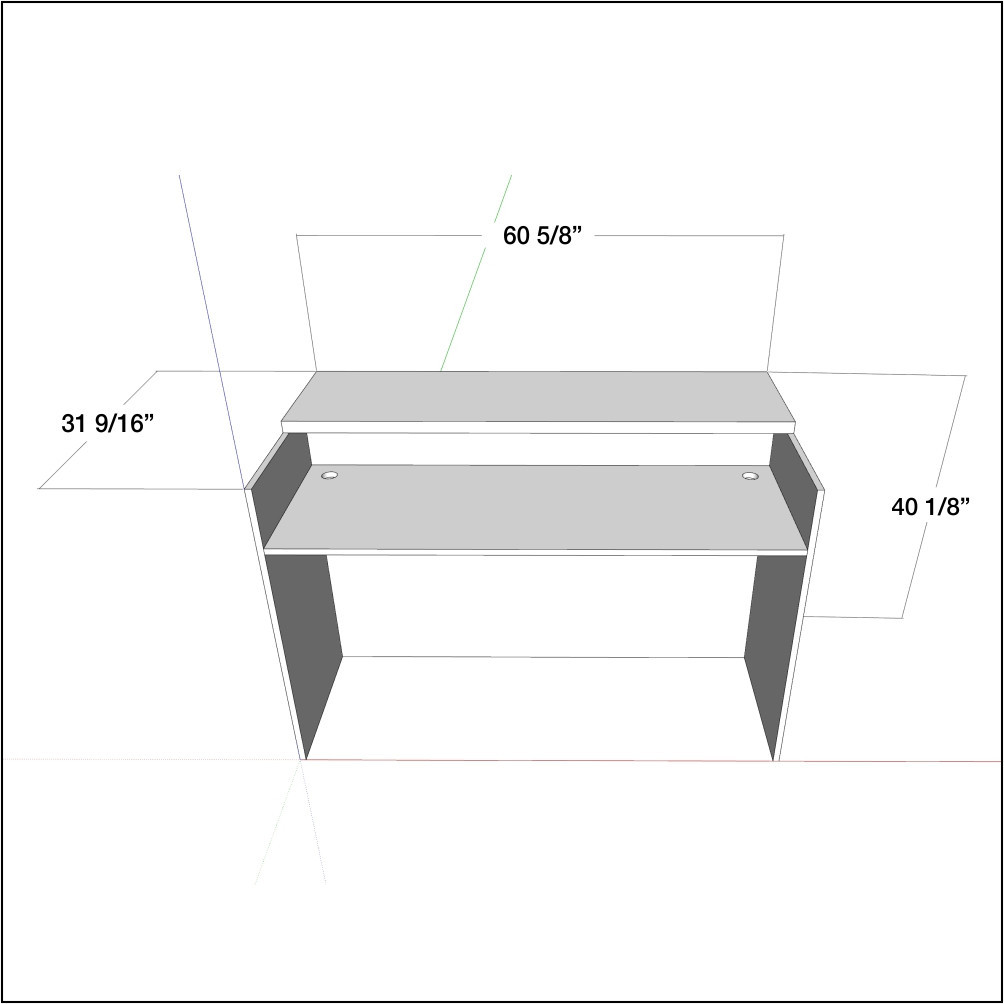 Optical Admin Table / Front Desk
