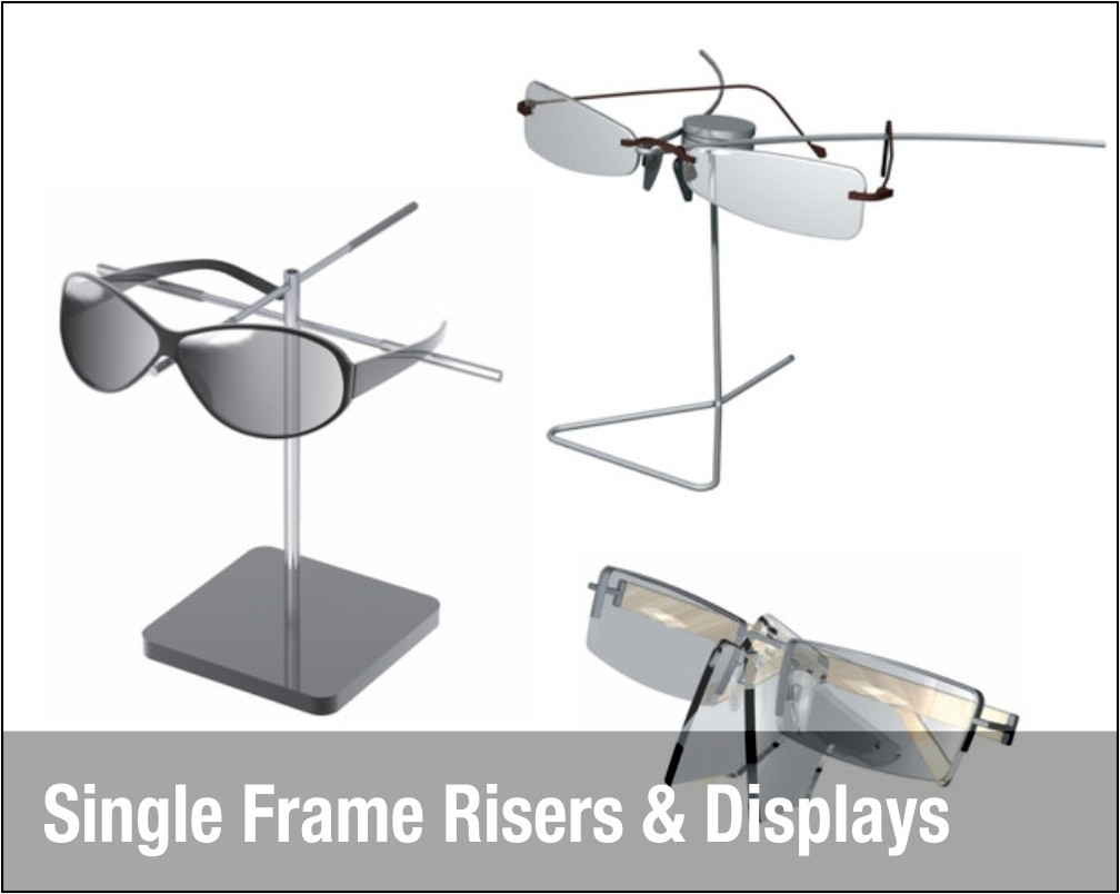 Countertop Optical Displays | Counter Top Frame Risers