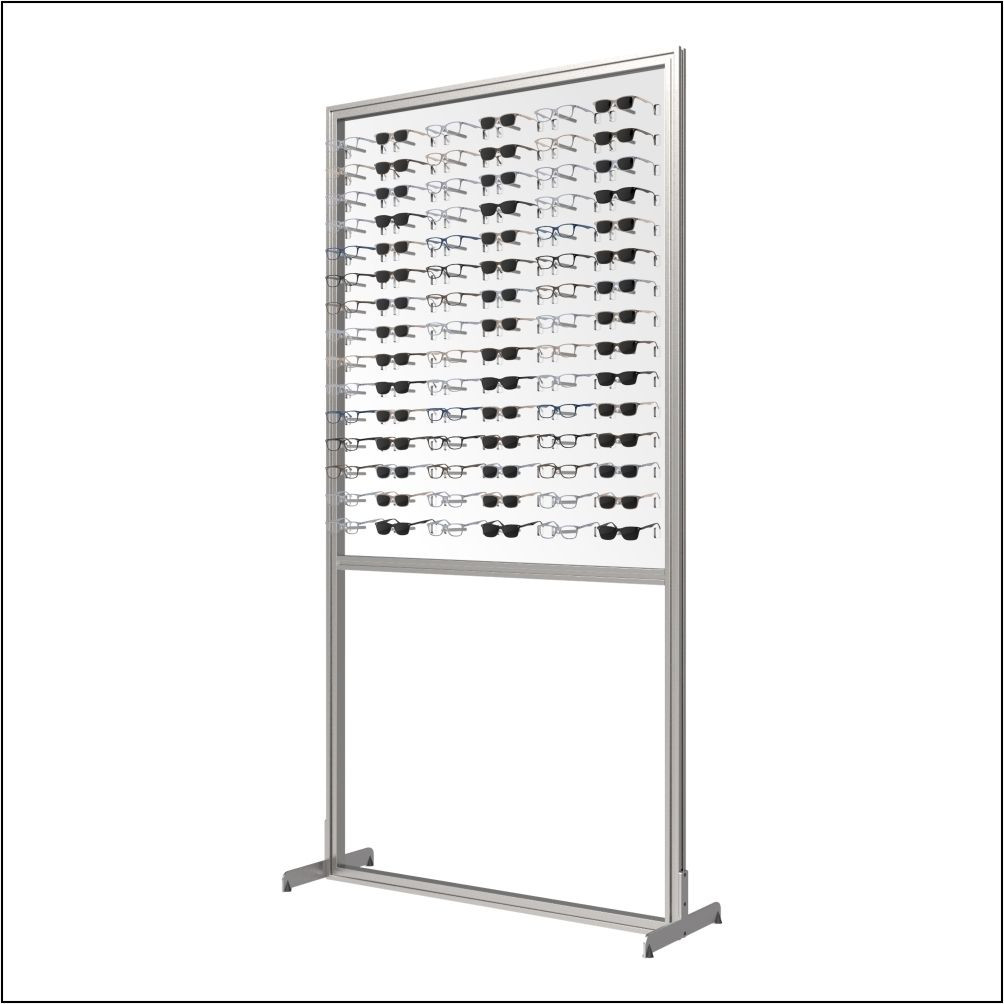 PIN-108 DW Style Floor-standing Optical Frame Display Unit - For 108 Frames