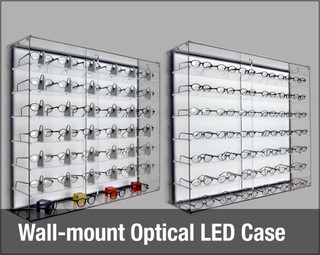 Wallmount Optical Displays | Wall Eyewear Displays From FrameDisplays.com