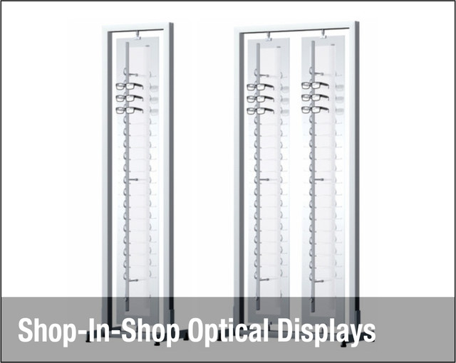 Floor Top Optical Displays | Rotating Floortop Optical Displays