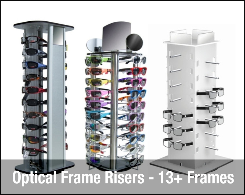 Countertop Optical Displays | Counter Top Frame Risers
