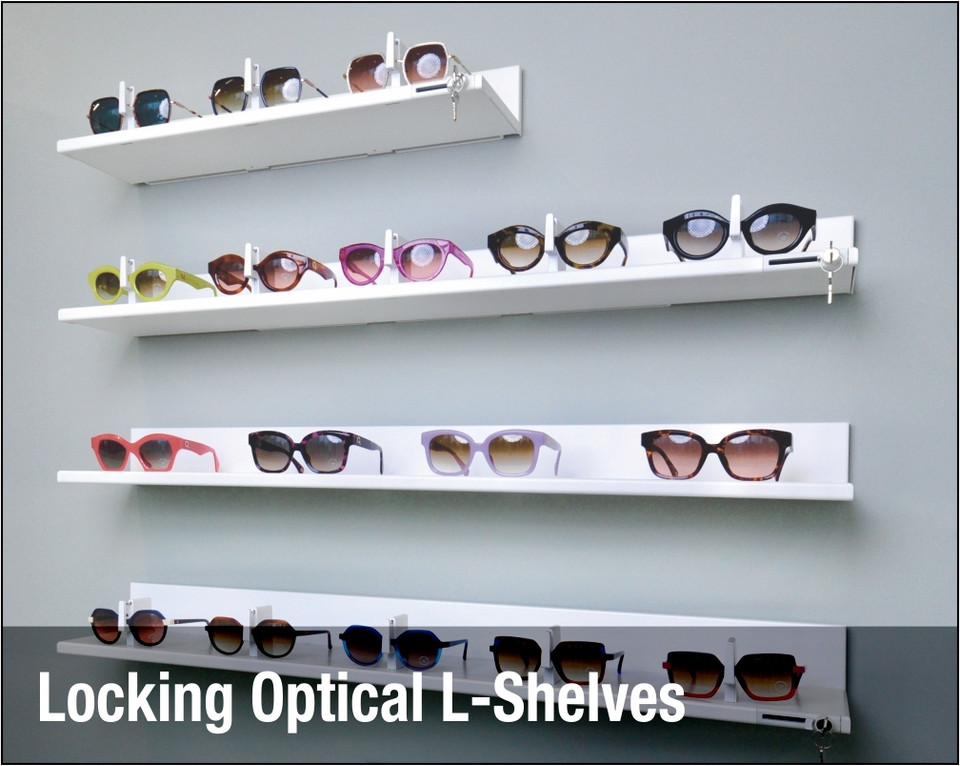 Wallmount Optical Displays | Wall Eyewear Displays From FrameDisplays.com