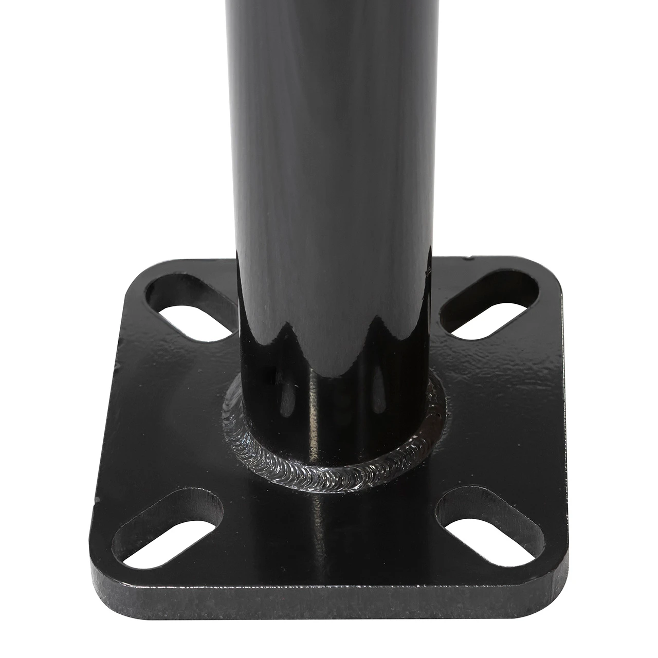 Round Aluminum Light Pole, 8-14 Foot, 3 Inch Diameter, Anchor Base ...